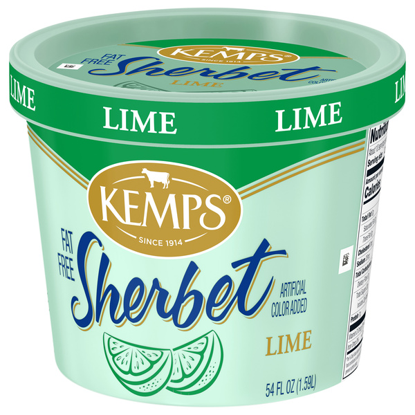 Kemps Fat Free Lime Sherbet 54 fl oz | Hy-Vee Aisles Online Grocery ...