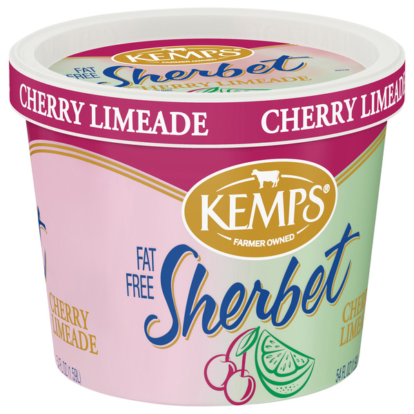 Kemps Fat Free Cherry Limeade Sherbet 54 fl oz | Hy-Vee Aisles Online ...