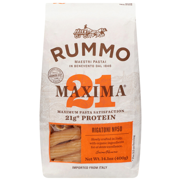 Rummo Maxima 21 No 50 Rigatoni 14.1 oz | Hy-Vee Aisles Online Grocery ...