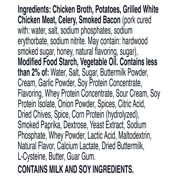 Progresso Pitmaster Grilled Chicken Bacon Hidden Valley Ranch Soup, 18. ...