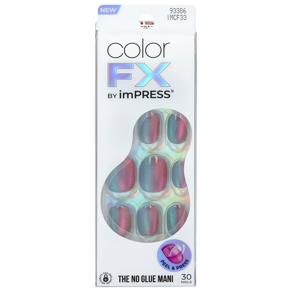 Impress Color FX Fly Up Short Nails 30 Each | Hy-Vee Aisles Online ...