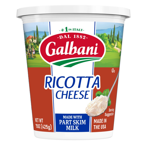 Galbani Ricotta Part Skim 15 oz | Hy-Vee Aisles Online Grocery Shopping