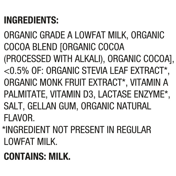 Horizon Organic Shelf Stable Lactose Free No Added Sugar 1% Lowfat ...