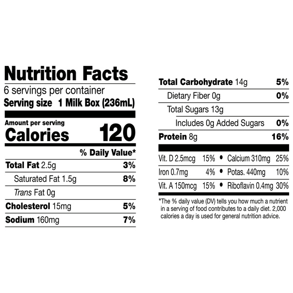Horizon Organic Shelf Stable Lactose Free No Added Sugar 1% Lowfat ...